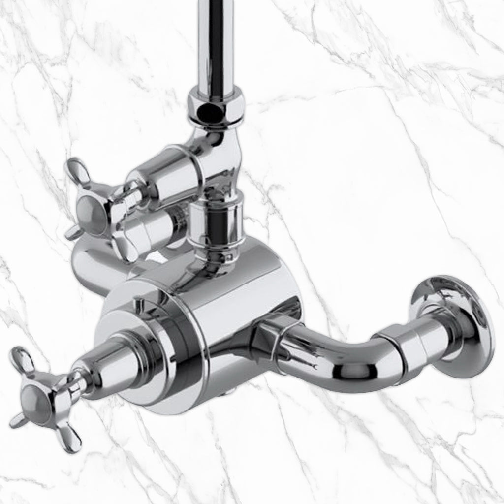 Waterworks Easton Classic Exposed Thermostatic Shower System with 8" R ...